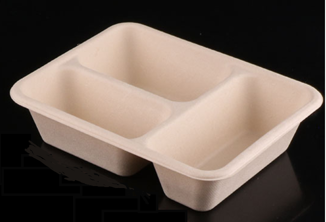 Three Trays Rectangular Meal Box_添致有限公司